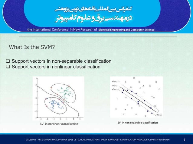 Gaussian Three Dimensional Svm For Edge Detection Applications Ppt