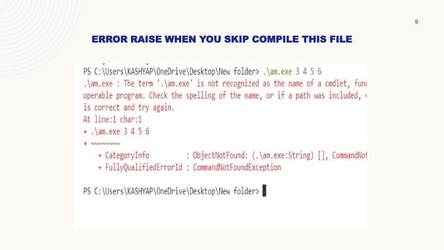 COMMAND LINE ARGUMENT IN C++ | PPT COMMAND LINE ARGUMENT IN C++ | PPT