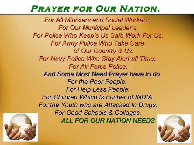 Pray for INDIA | PPT