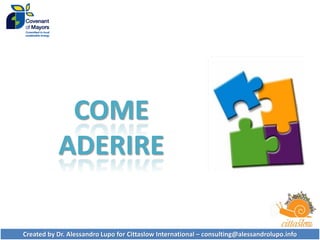 Come aderire al Covenant of Mayors | PDF