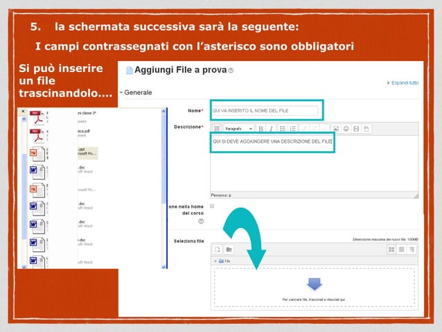 Come caricare un file | PPT
