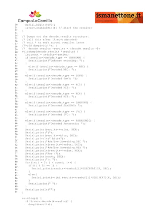 Come comandare il condizionatore di casa con arduino | PDF