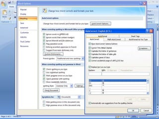 comed2 MS WORD TOPICS 2007.ppt