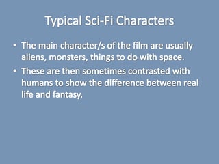 Sci-Fi Film Genre Research | PPTX