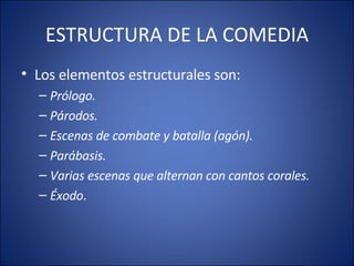Comedia griega - Lisístrata | PPT