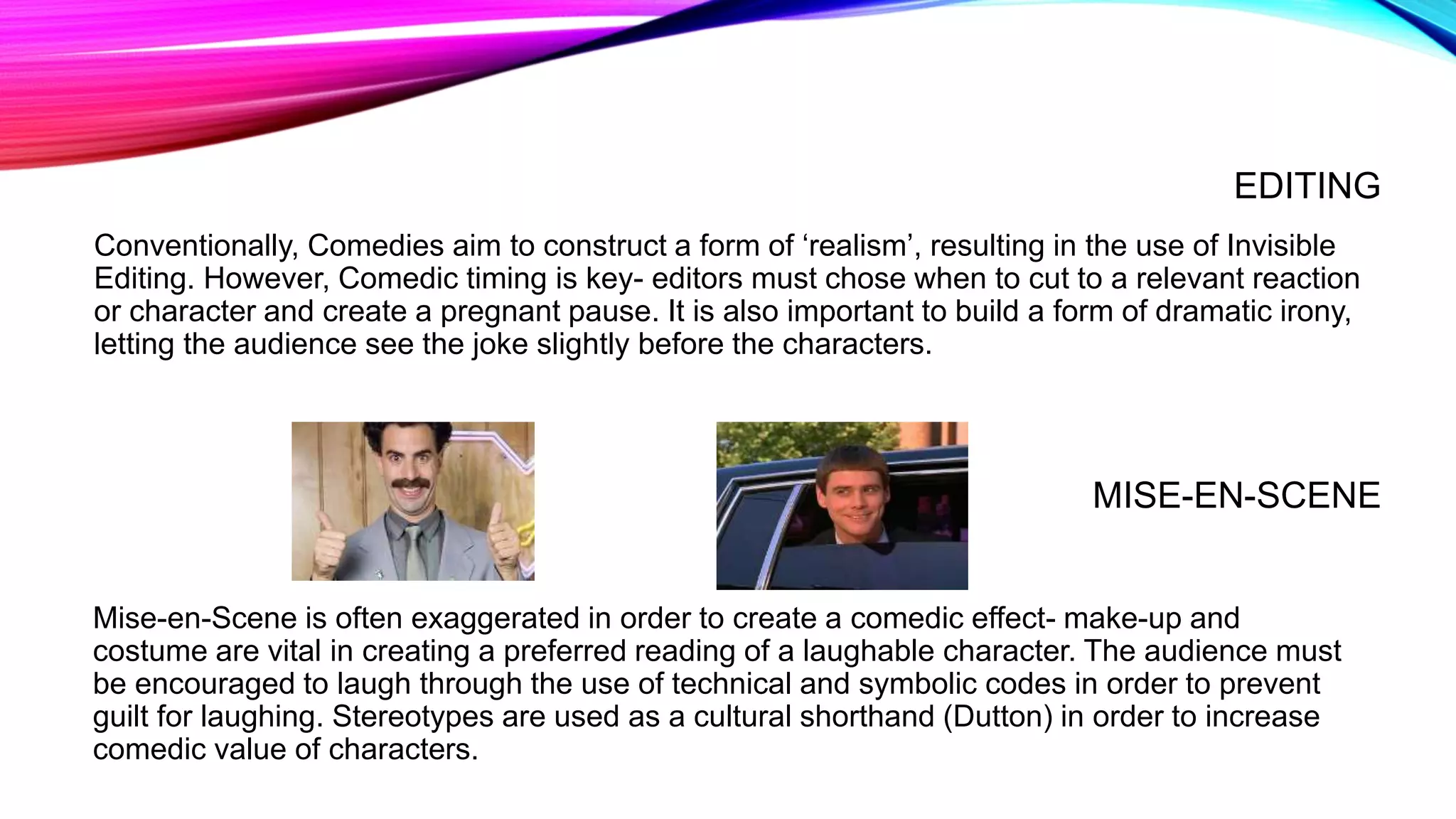 Codes and Conventions of Comedy | PPTX