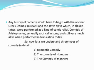 Comedy | PPTX