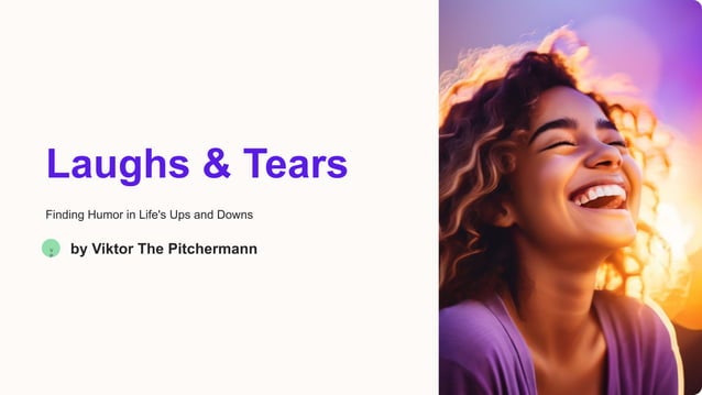 Comedy Drama Pitch Deck Template by viktor ilijev | PDF