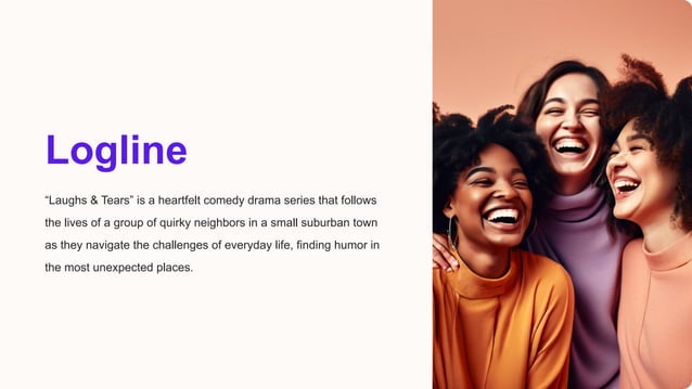 Comedy Drama Pitch Deck Template by viktor ilijev | PDF