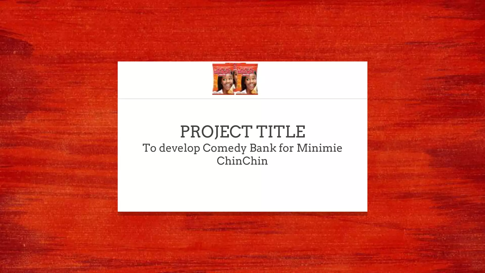 Comedy bank presentation | PPT