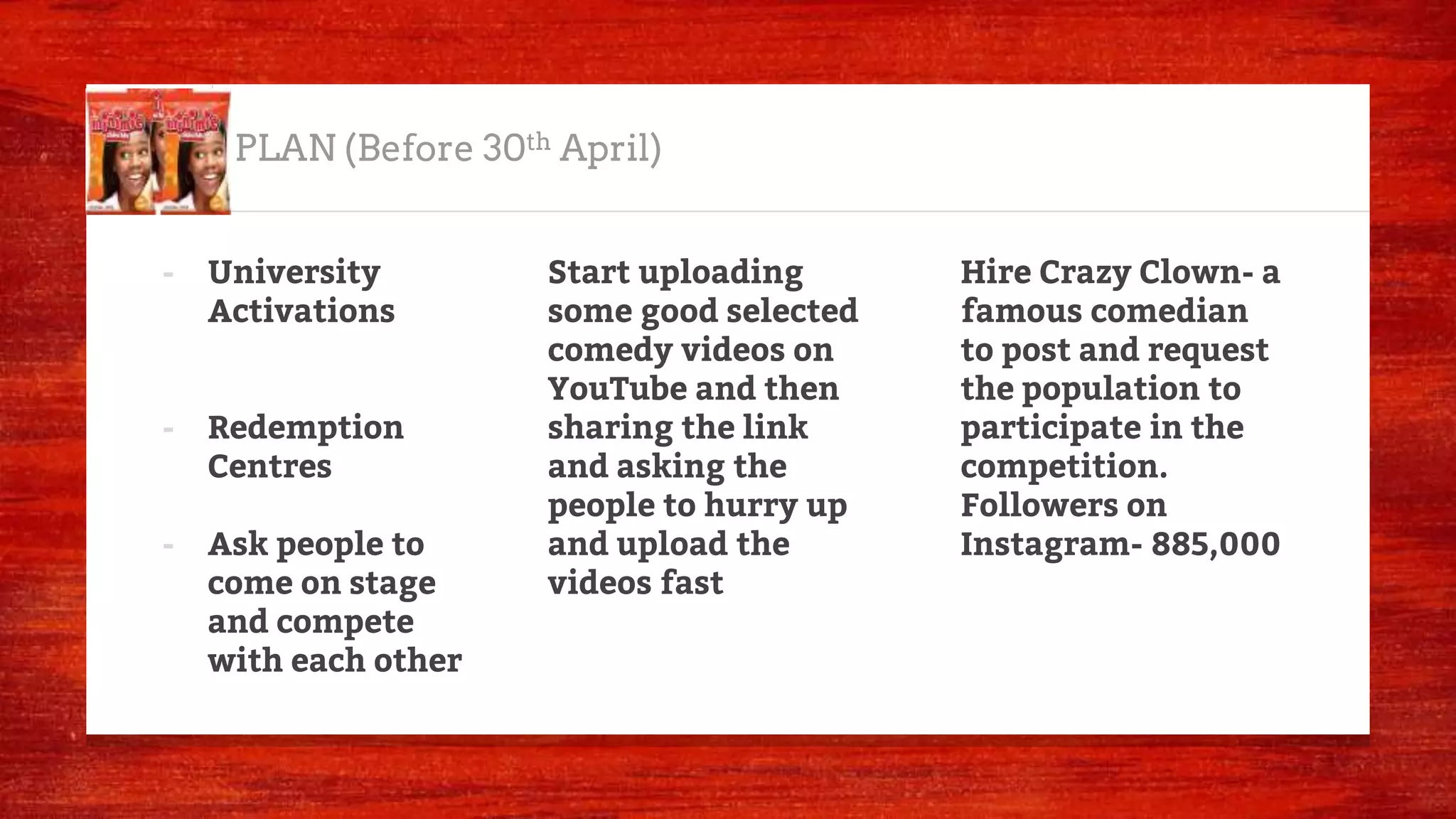 Comedy bank presentation | PPT