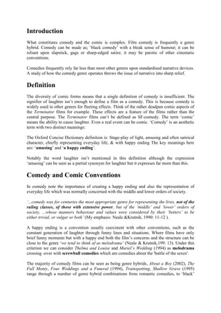Comedy Conventions Essay. | PDF