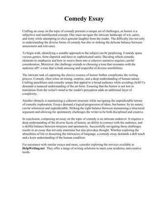 Comedy Essay.pdf