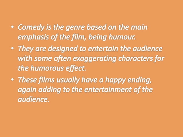 Comedy Genre Research | PPT
