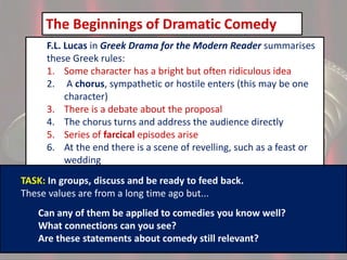 Comedy lesson 1 and 2 | PPTX