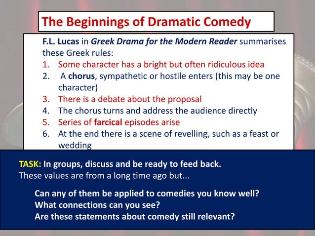 Comedy lesson 1 and 2 | PPTX