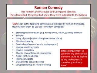 Comedy lesson 1 and 2 | PPTX