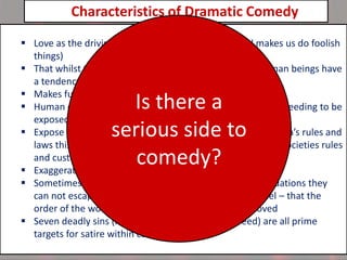 Comedy lesson 1 and 2 | PPTX