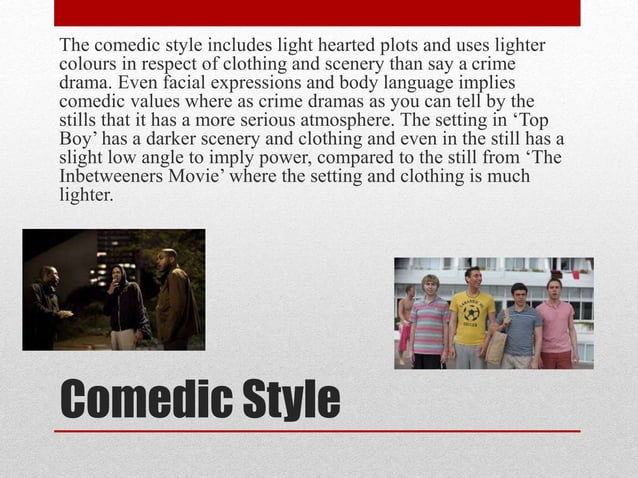 Comedy presentation. | PPT