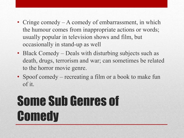 Comedy presentation. | PPT
