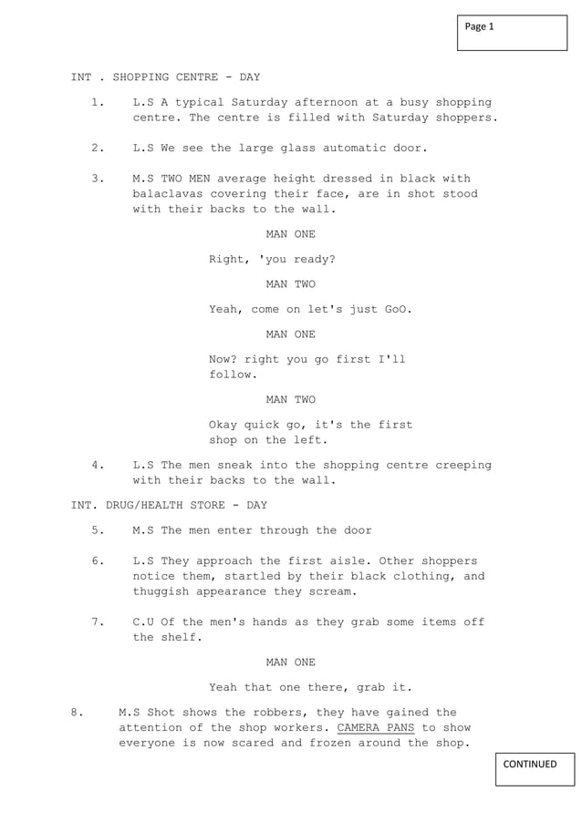 Comedy sketches sscript2 | PDF