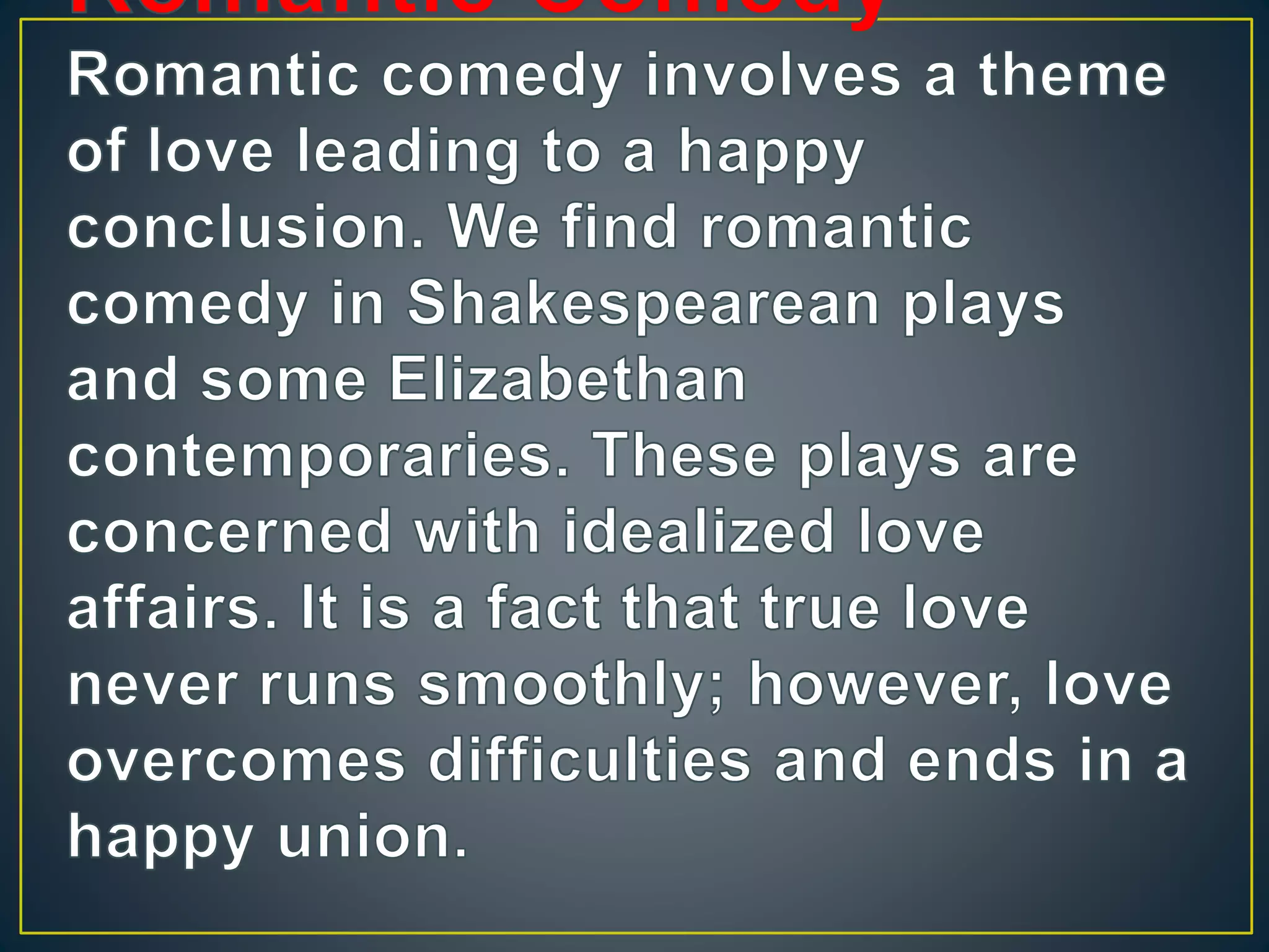 Comedy tragedy ppt | PPTX