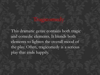 Comedy tragedy ppt | PPTX