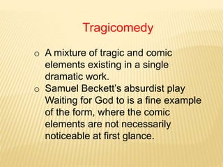 Comedy tragedy ppt | PPTX