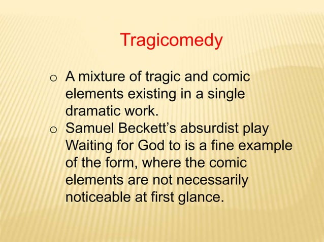 Comedy tragedy ppt | PPTX