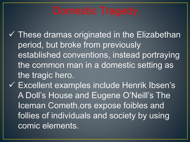 Comedy tragedy ppt | PPTX