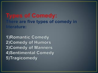 Comedy tragedy ppt | PPTX