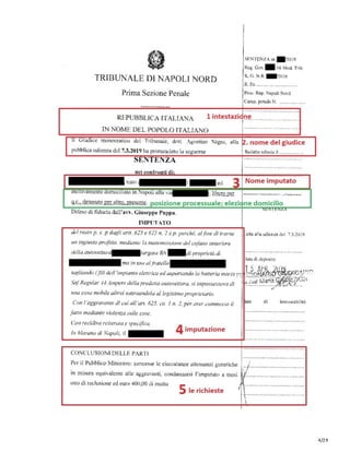 📃Come è fatta una sentenza penale? – La guida con esempi illustrati | PDF