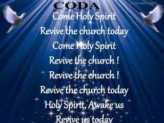 COME HOLY SPIRIT | PPTX