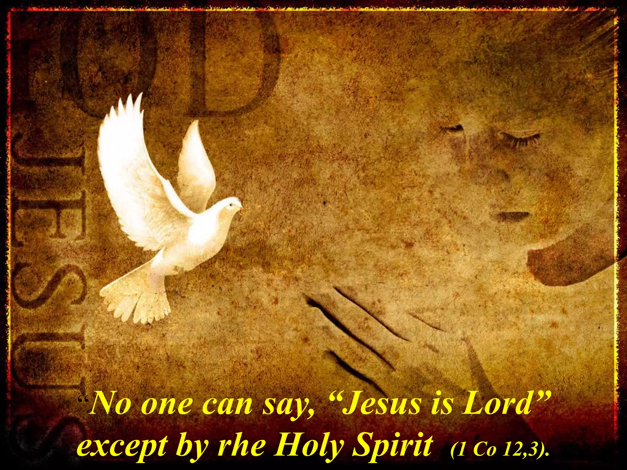 Come holy spirit | PPTX