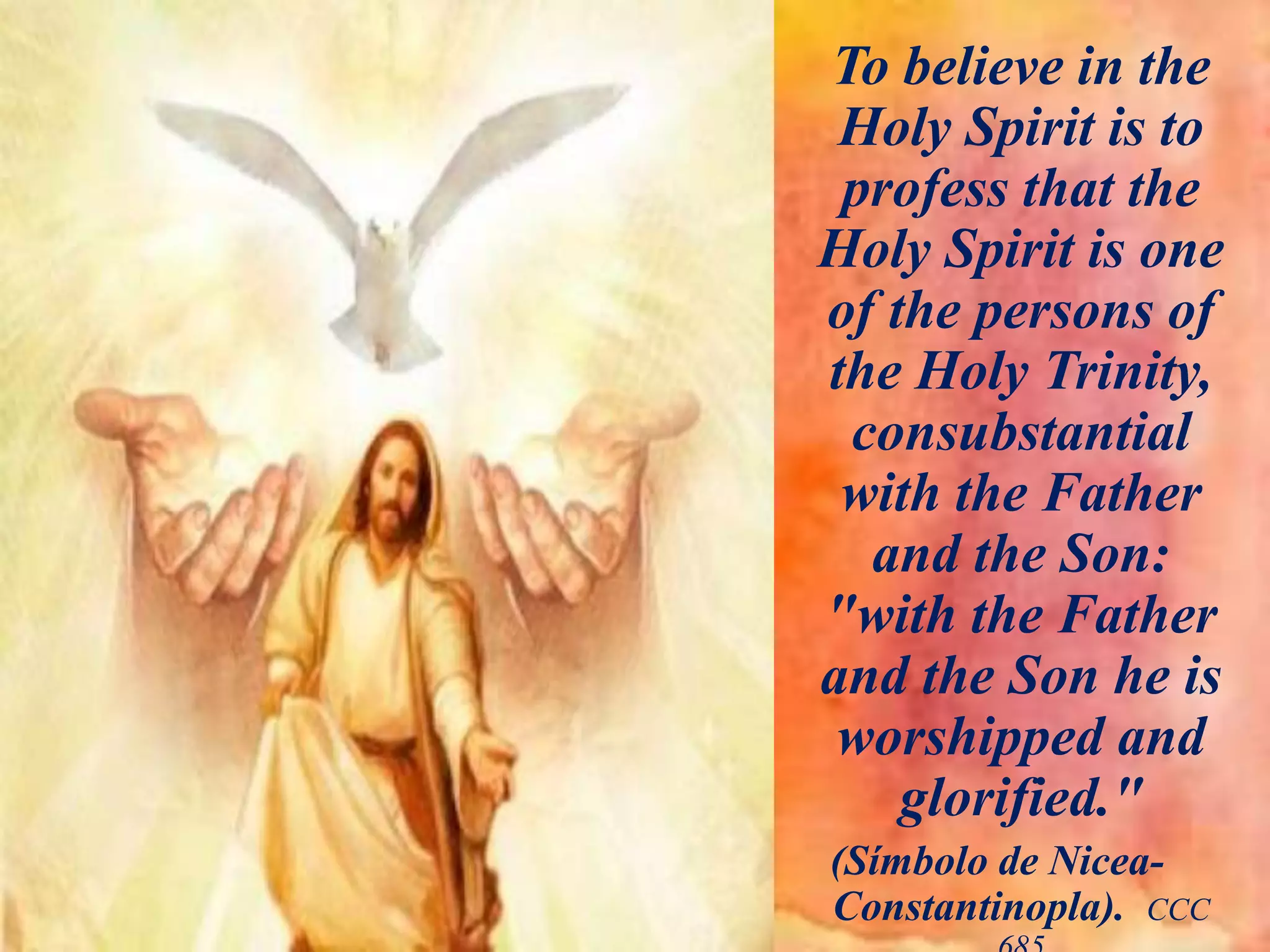 Come holy spirit | PPTX