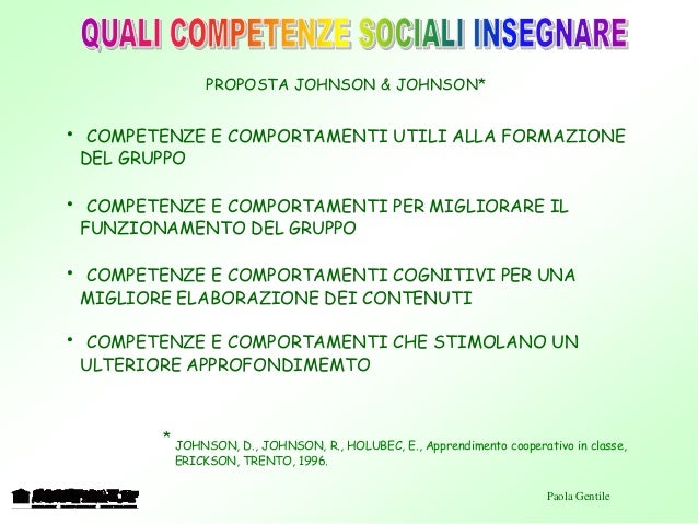 Come insegnare le competenze sociali Come insegnare le competenze sociali