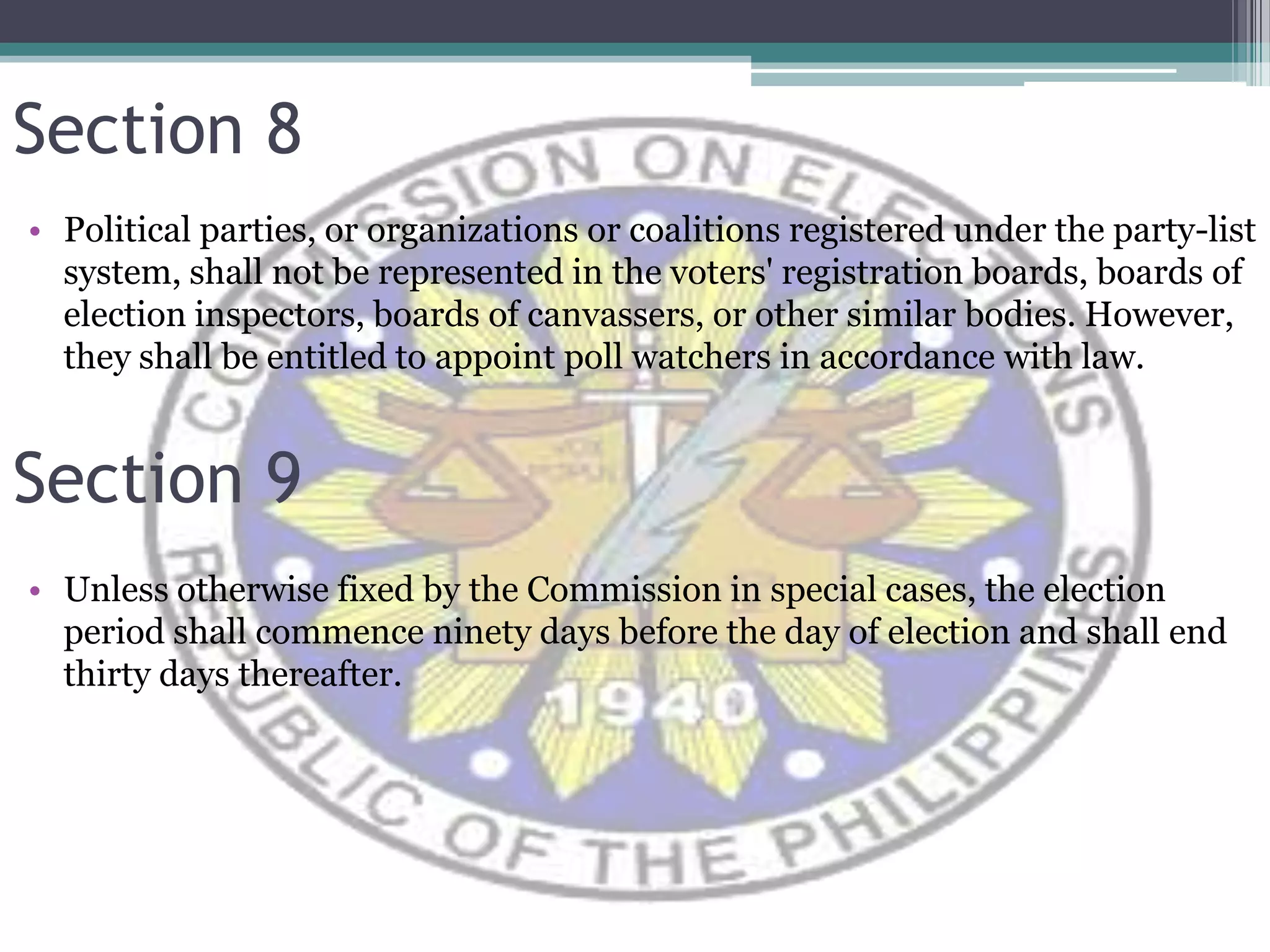 Commission on Elections | PPTX