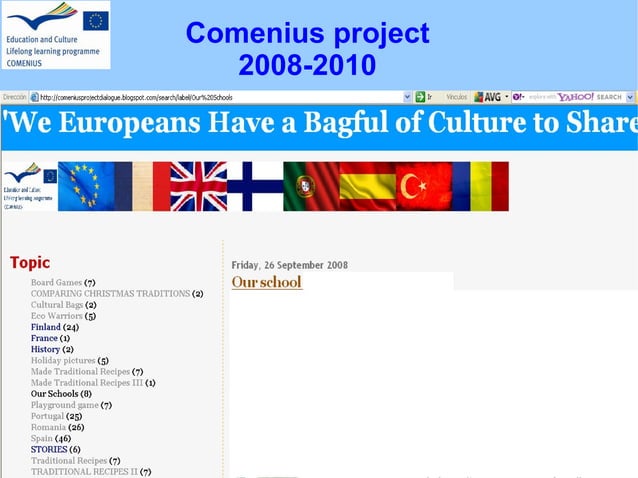 Our Comenius Project | PPT