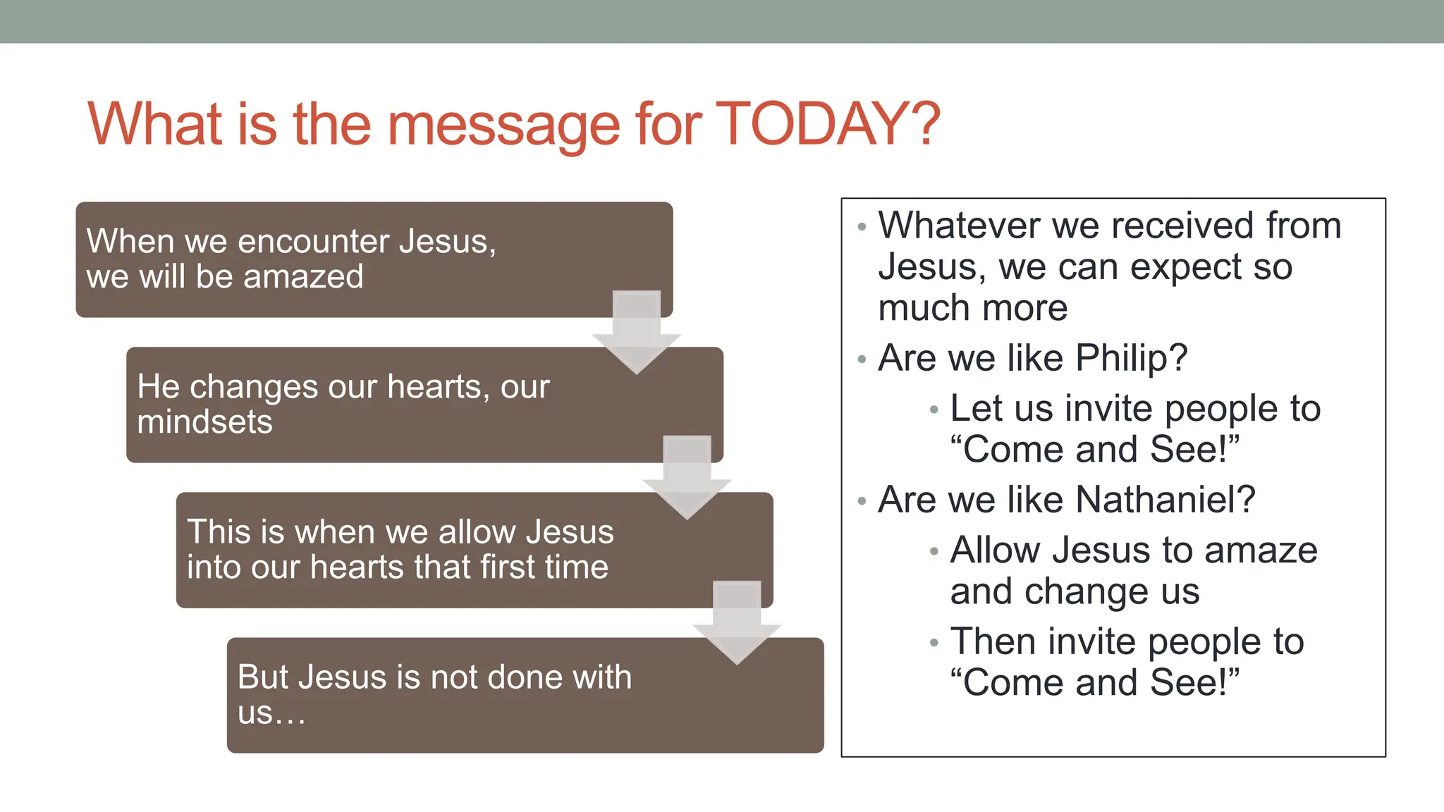 Come n See Jesus is calling you today 140124 Bangsar LC.pptx