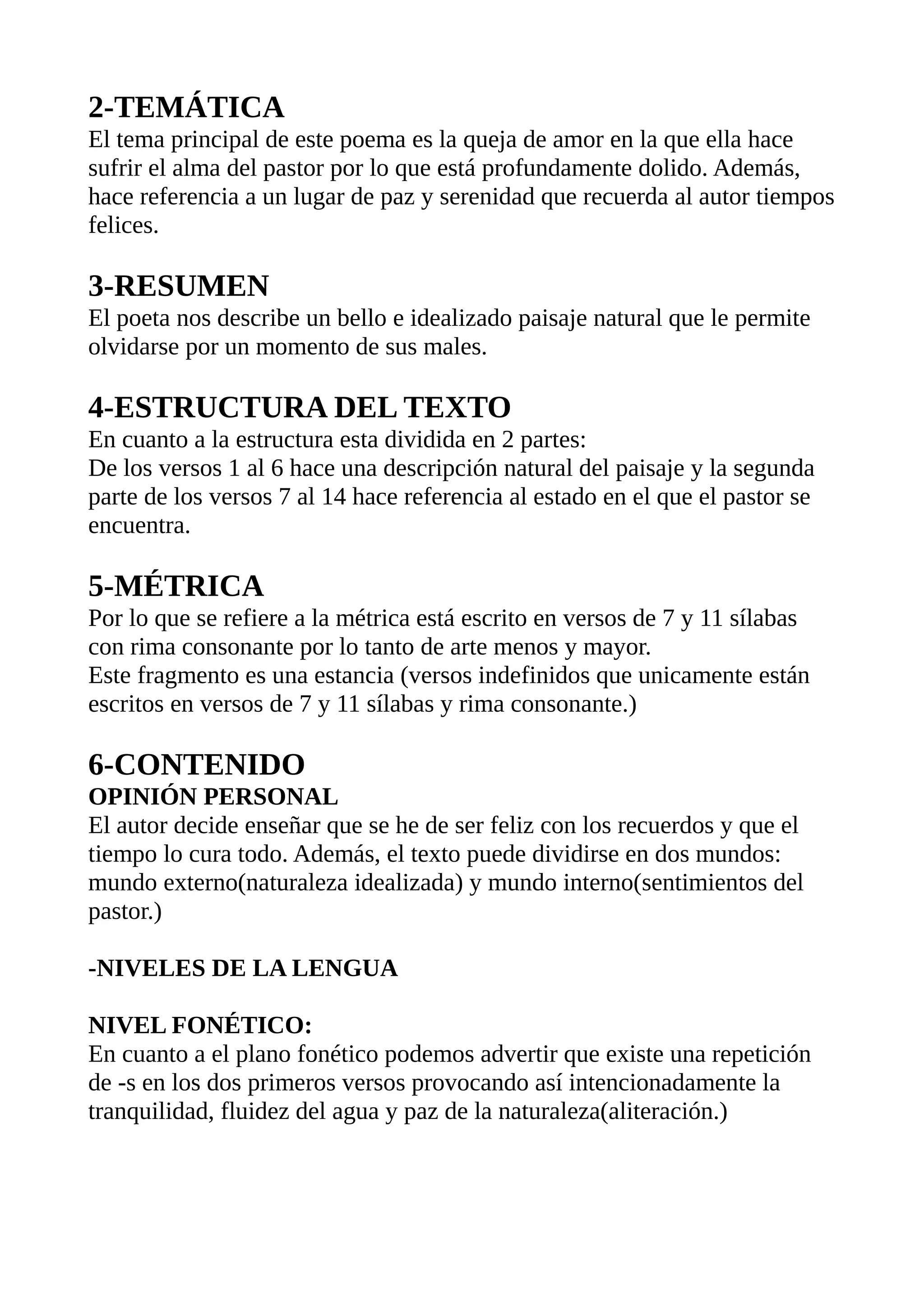Comentario Égloga I de Garcilaso de la Vega | ODT
