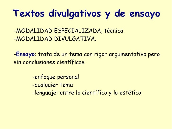 Tipos De Texto Segn La Modalidad Discursiva Tipos
