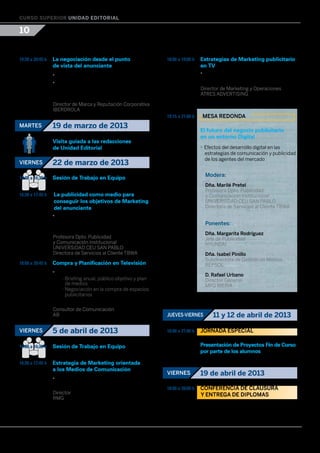 Curso Comercializacion publicidad medios de comunicacion | PDF