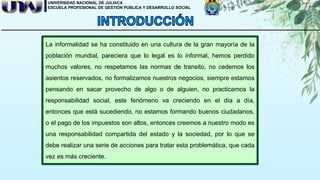 Comercio informal | PPTX