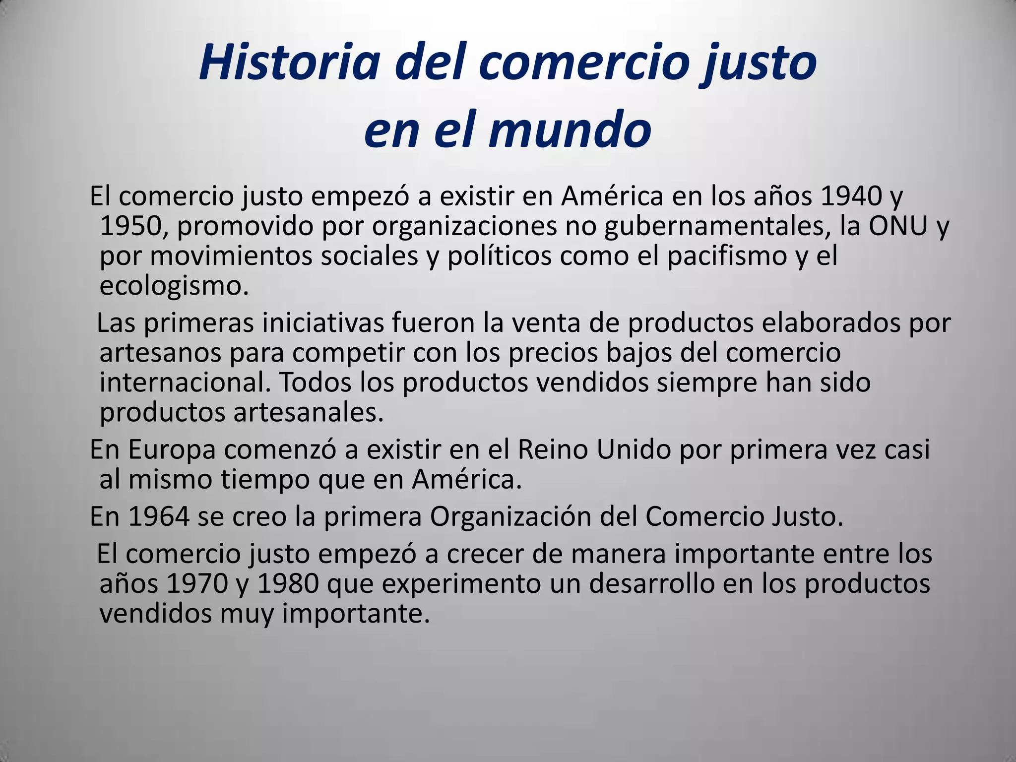 Comercio justo | PPSX