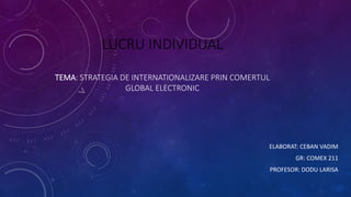 Comert electronic [автосохраненный] | PPTX