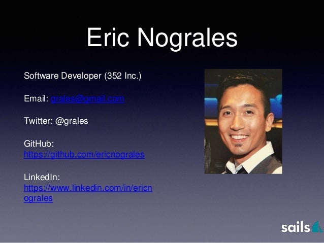 Come Sail Away With Me (you guys): Node.js MVC Web API's Using Sails.…