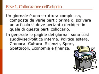 Come scrivere un articolo di giornale | PDF