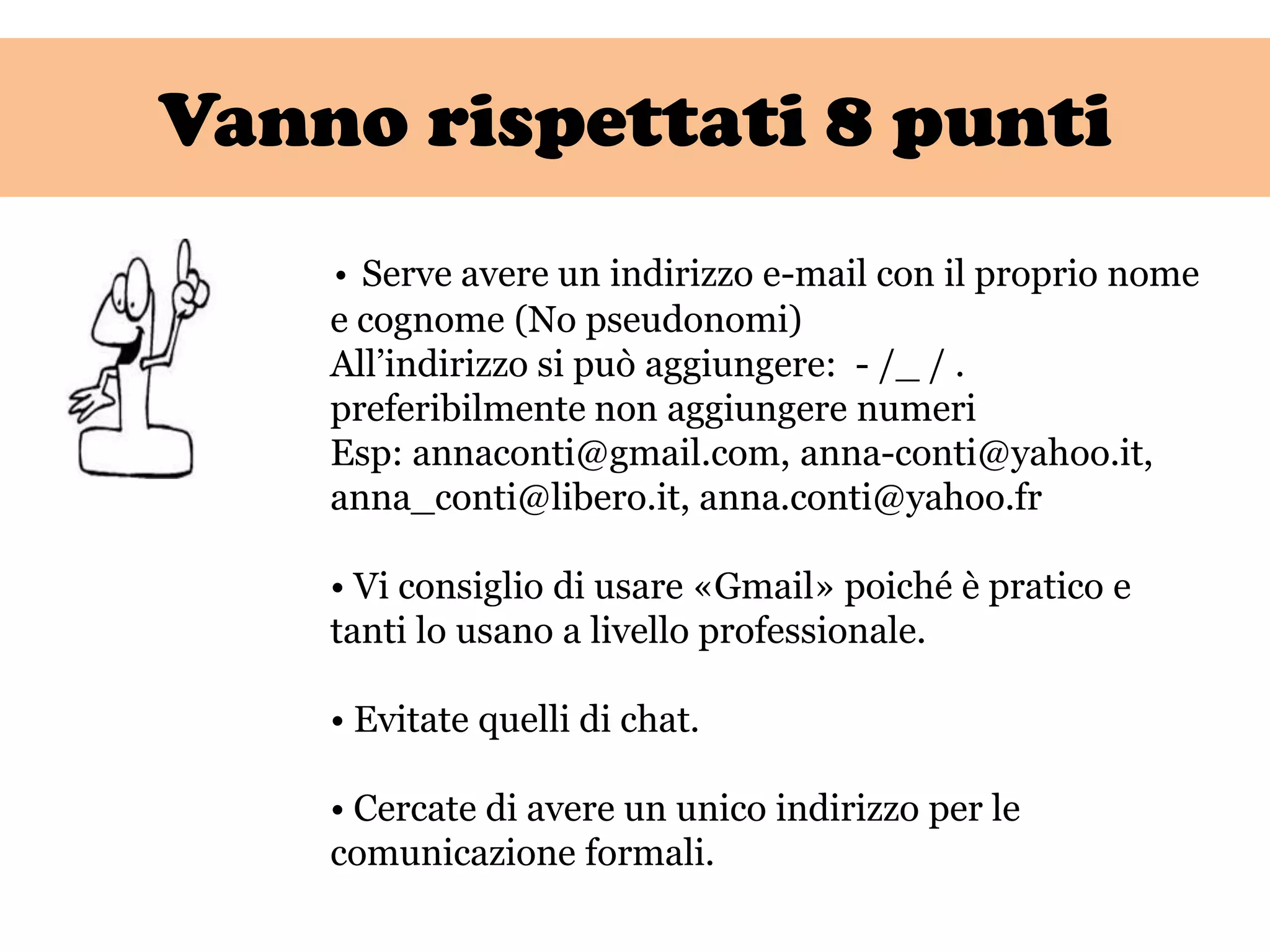 Come scrivere un e-mail formale? | PPTX