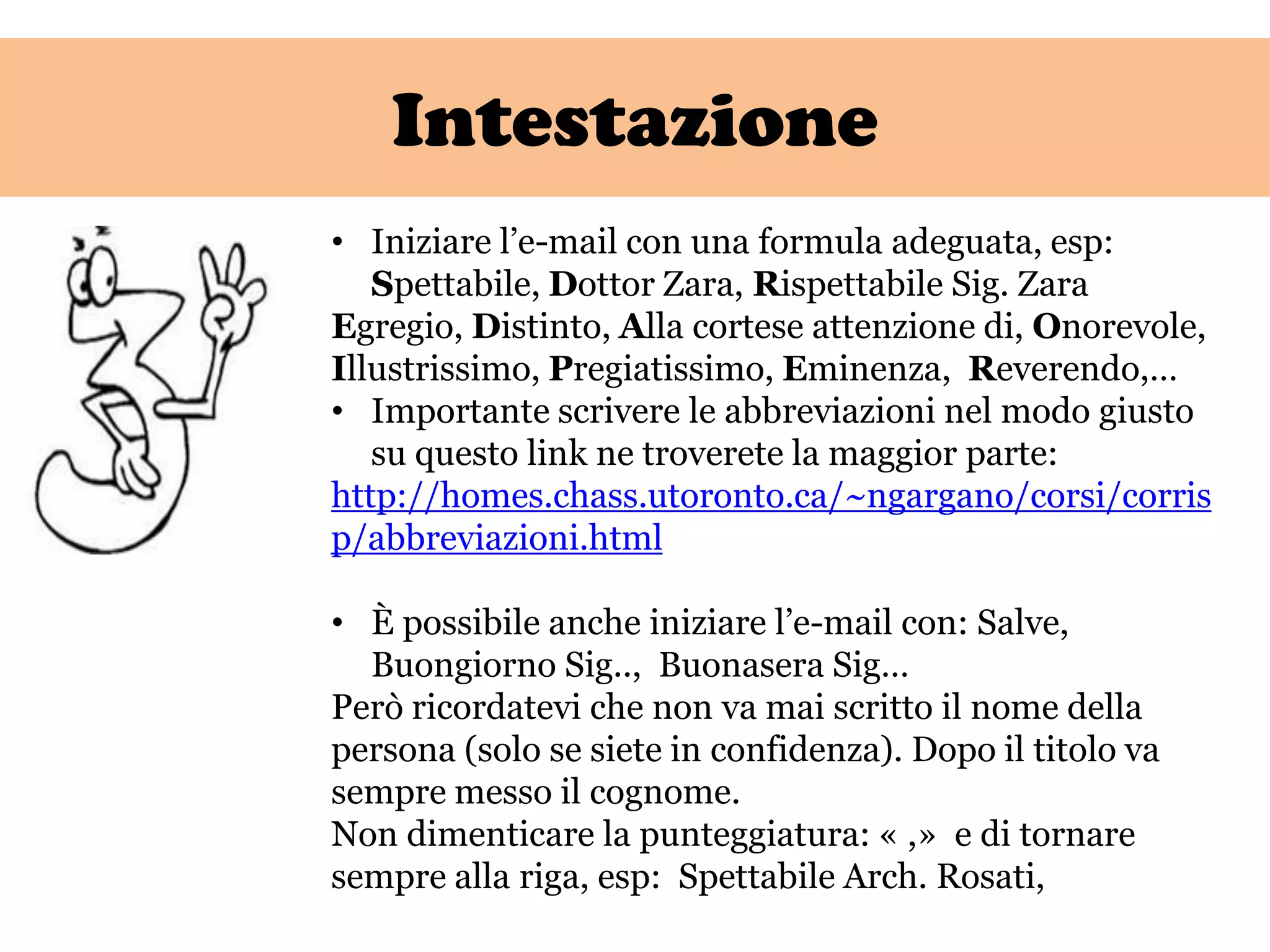 Come scrivere un e-mail formale? | PPTX