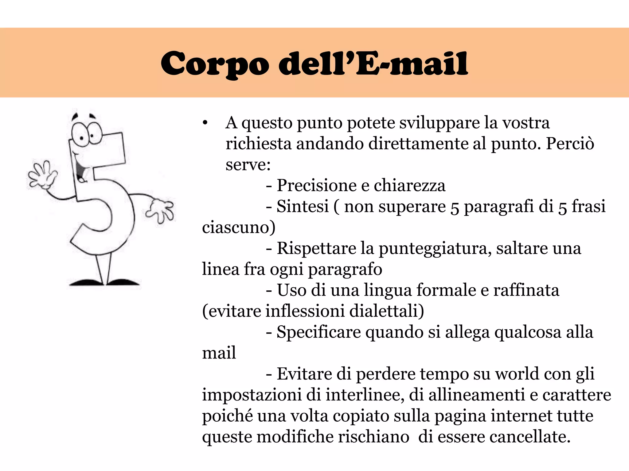 Come scrivere un e-mail formale? | PPTX
